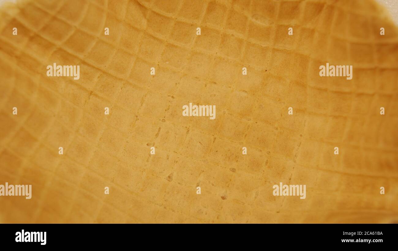 Ice cream rind. ice cream cone in cone shape, used to place ice cream ...