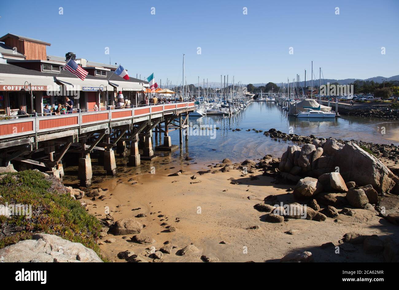 Old fishermans wharf in monterey hi-res stock photography and images ...