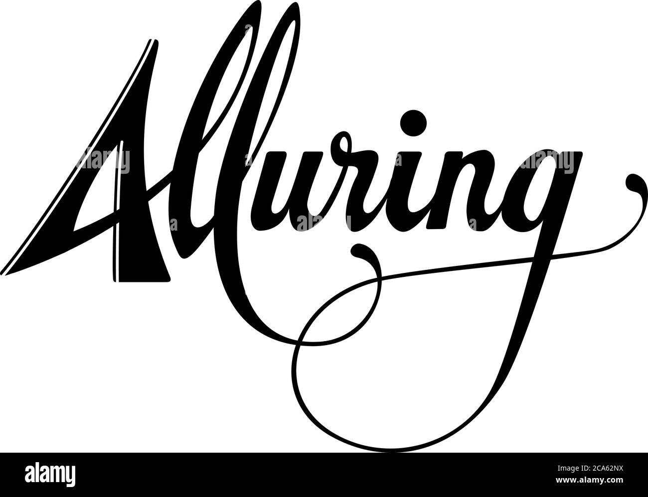 Custom calligraphy text Stock Vector Image & Art - Alamy