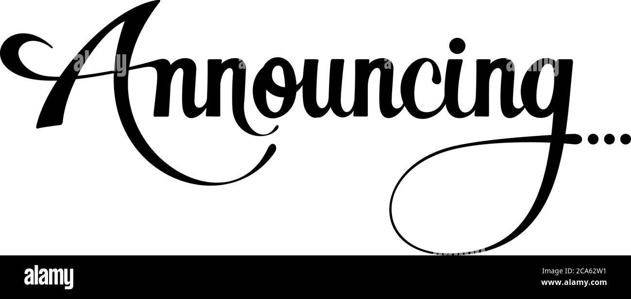 Custom calligraphy text Stock Vector Image & Art - Alamy