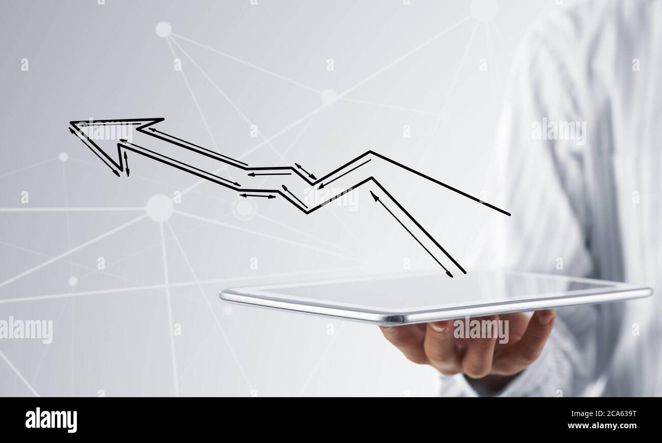 Growth and progress in business Stock Photo - Alamy
