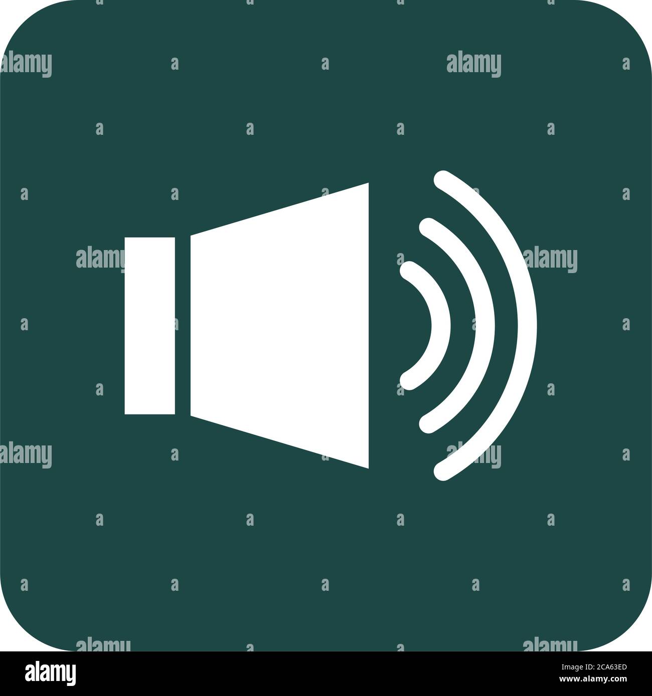 mobile application volume web button menu digital flat style icon ...