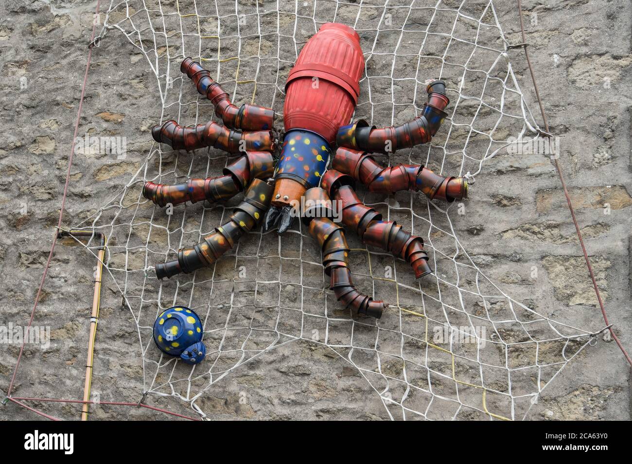 The changing spider, Settle Stock Photo - Alamy