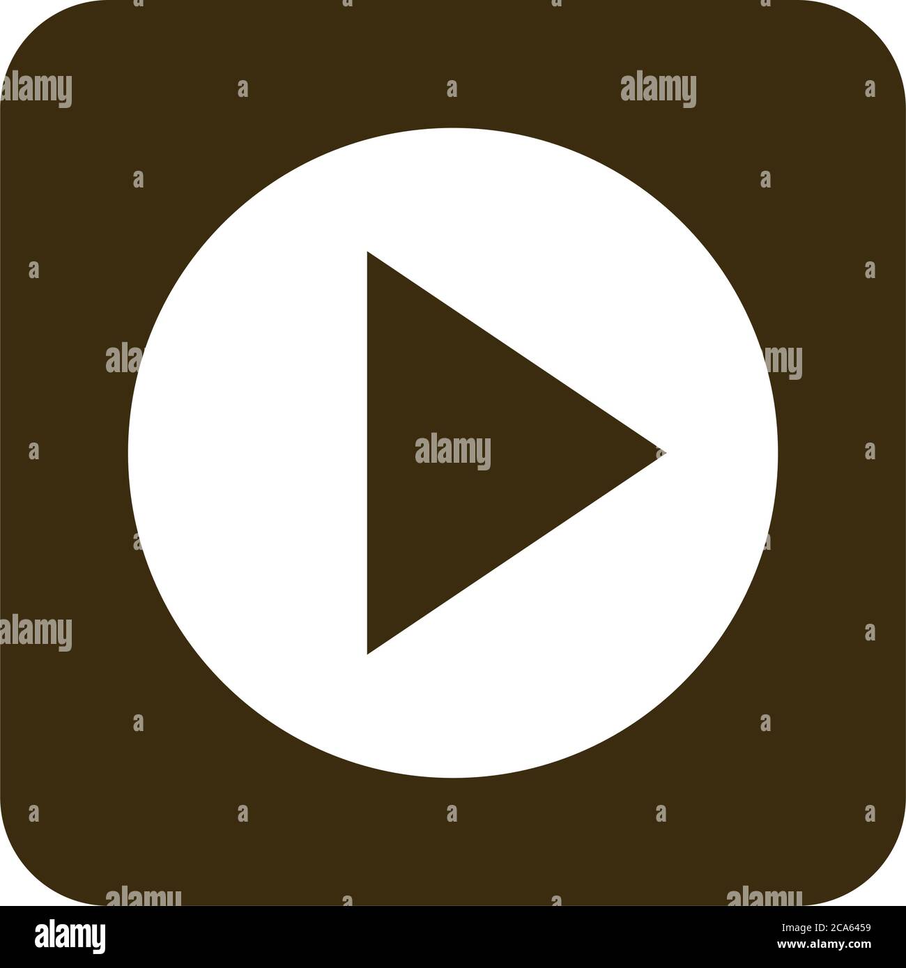 mobile application video player button web menu digital flat style icon ...