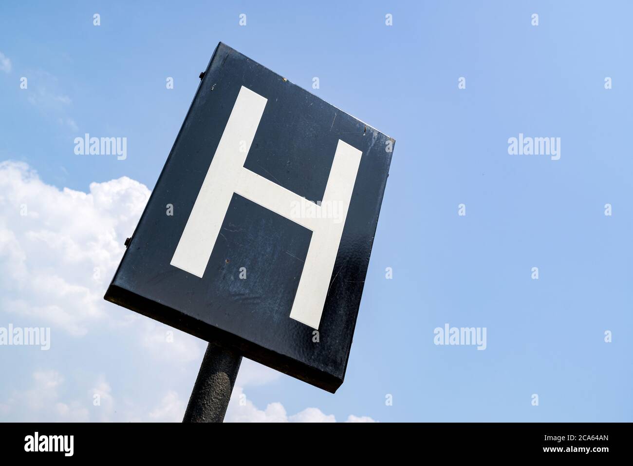 Railroad station sign board hi-res stock photography and images - Alamy