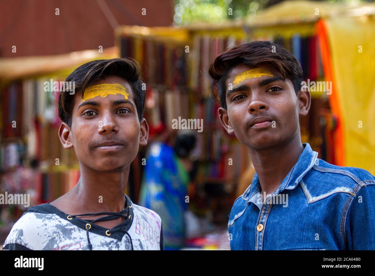 Daily activities of men in Varanasi, India Stock Photo - Alamy
