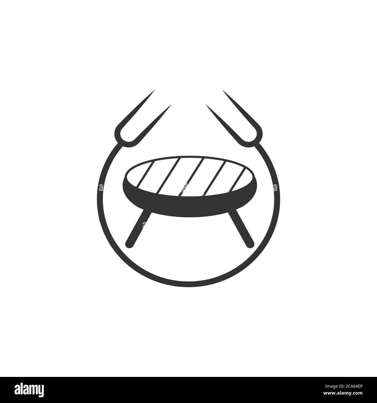 grill vector logo icon design template illustration Stock Vector Image ...