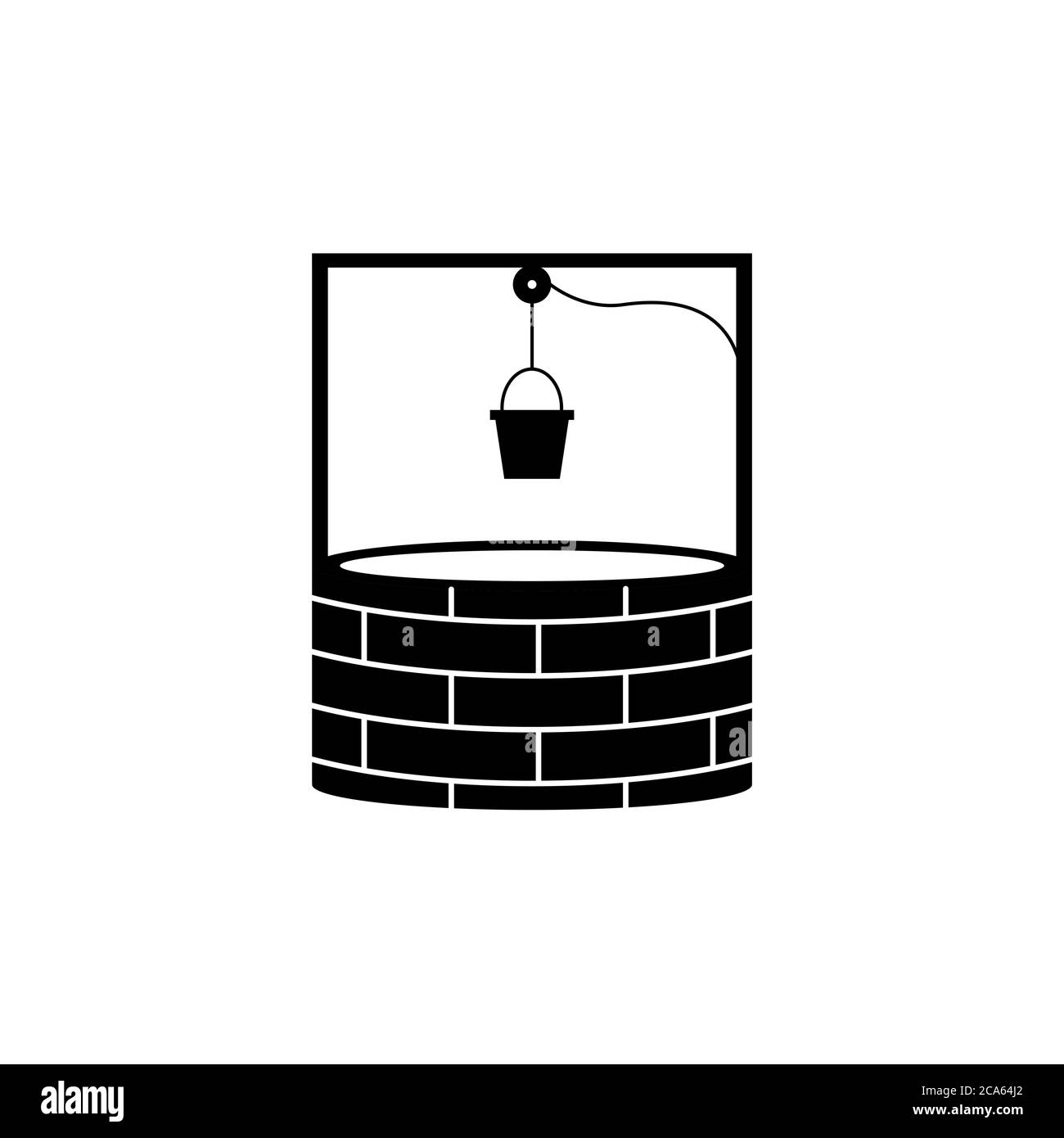 water well vector logo icon design template illustration Stock Vector ...