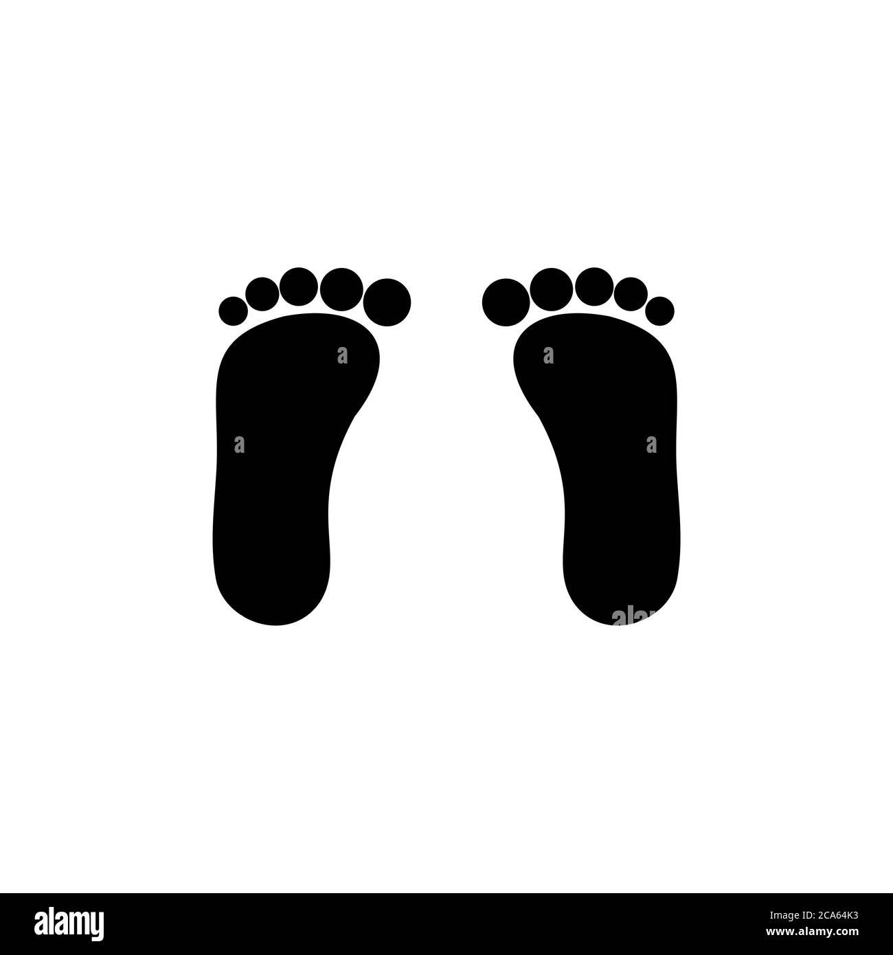 foot vector logo icon design template illustration Stock Vector Image ...