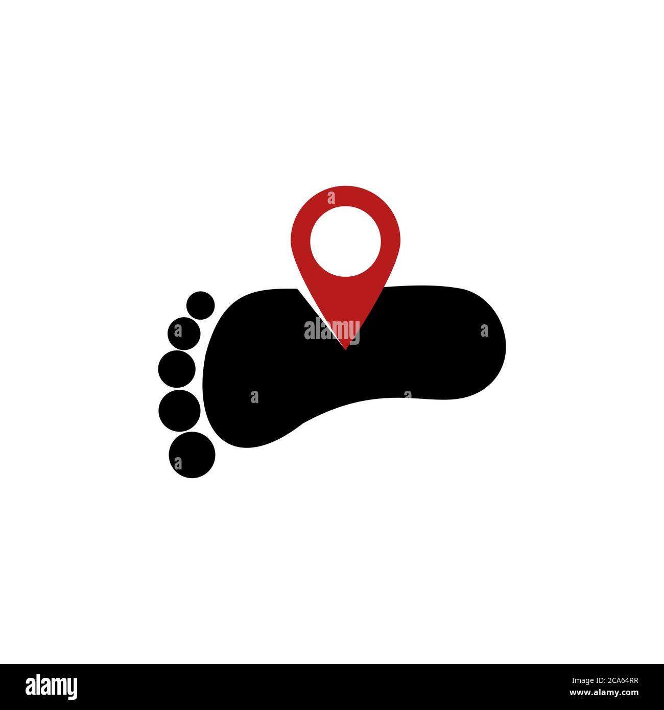 foot vector logo icon design template illustration Stock Vector Image ...