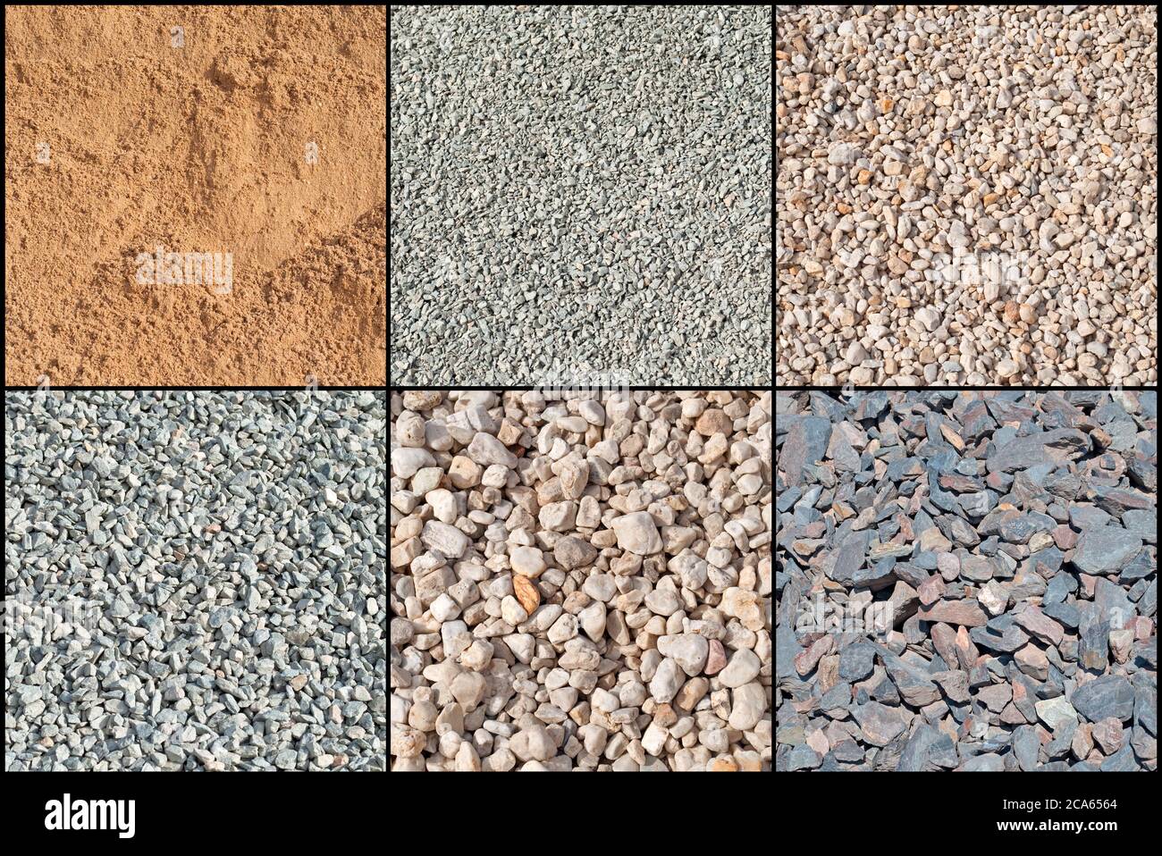 Various construction materials in a collage Stock Photo - Alamy