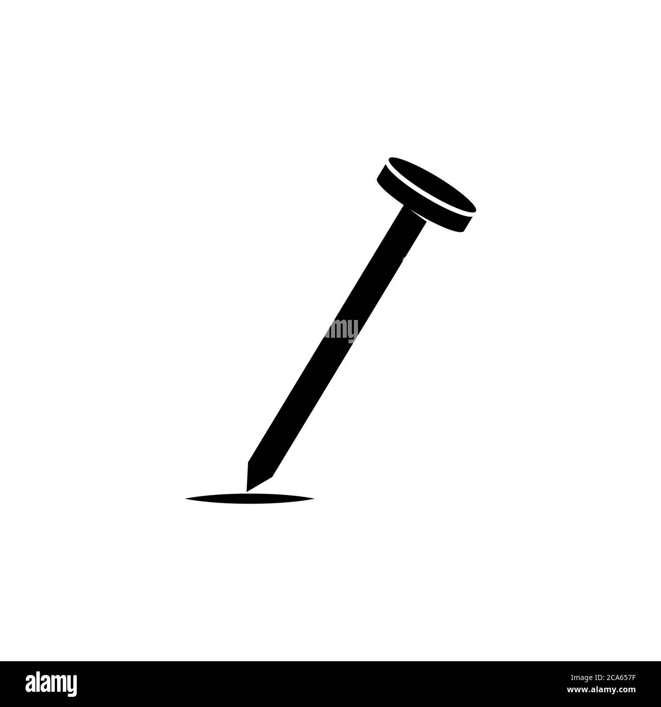 nail vector logo icon design template illustration Stock Vector Image ...