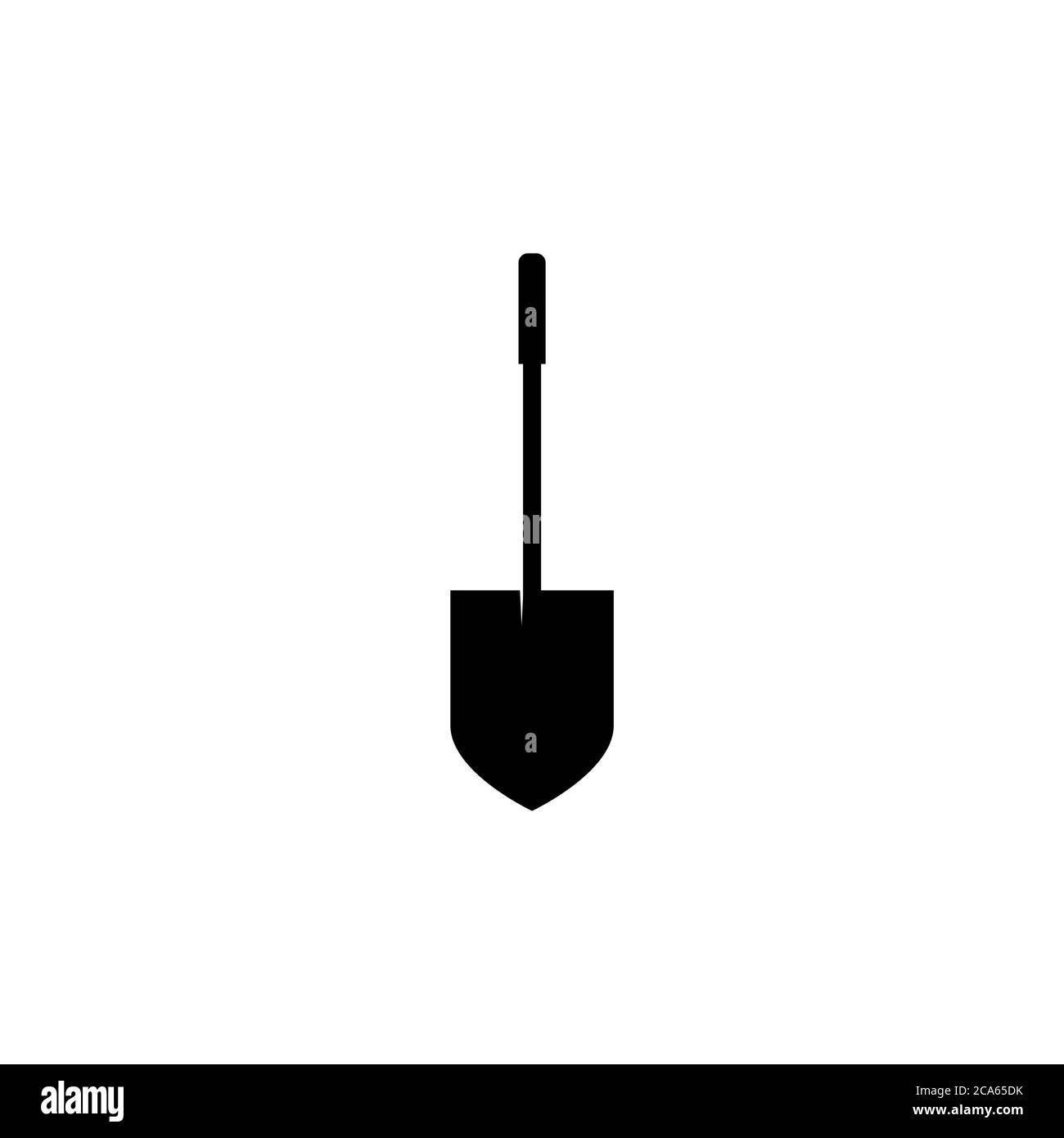 shovel vector logo icon design template illustration Stock Vector Image ...