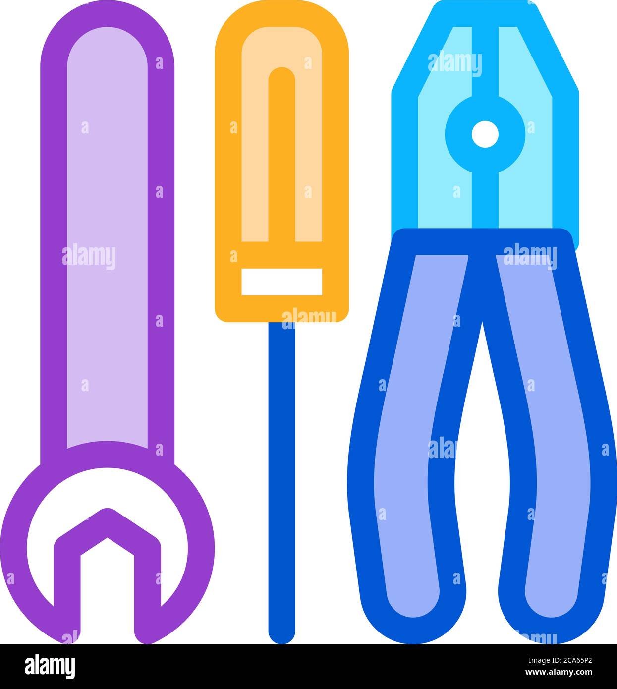 repair tool icon vector outline illustration Stock Vector Image & Art ...