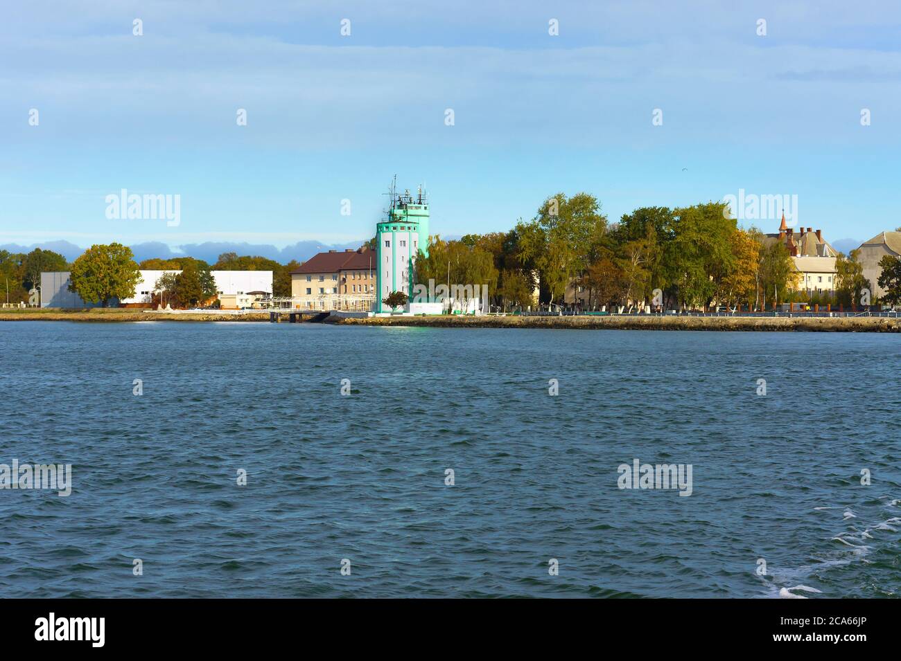 Pilot tower Baltiysk, post RAID service of the Baltic naval base ...