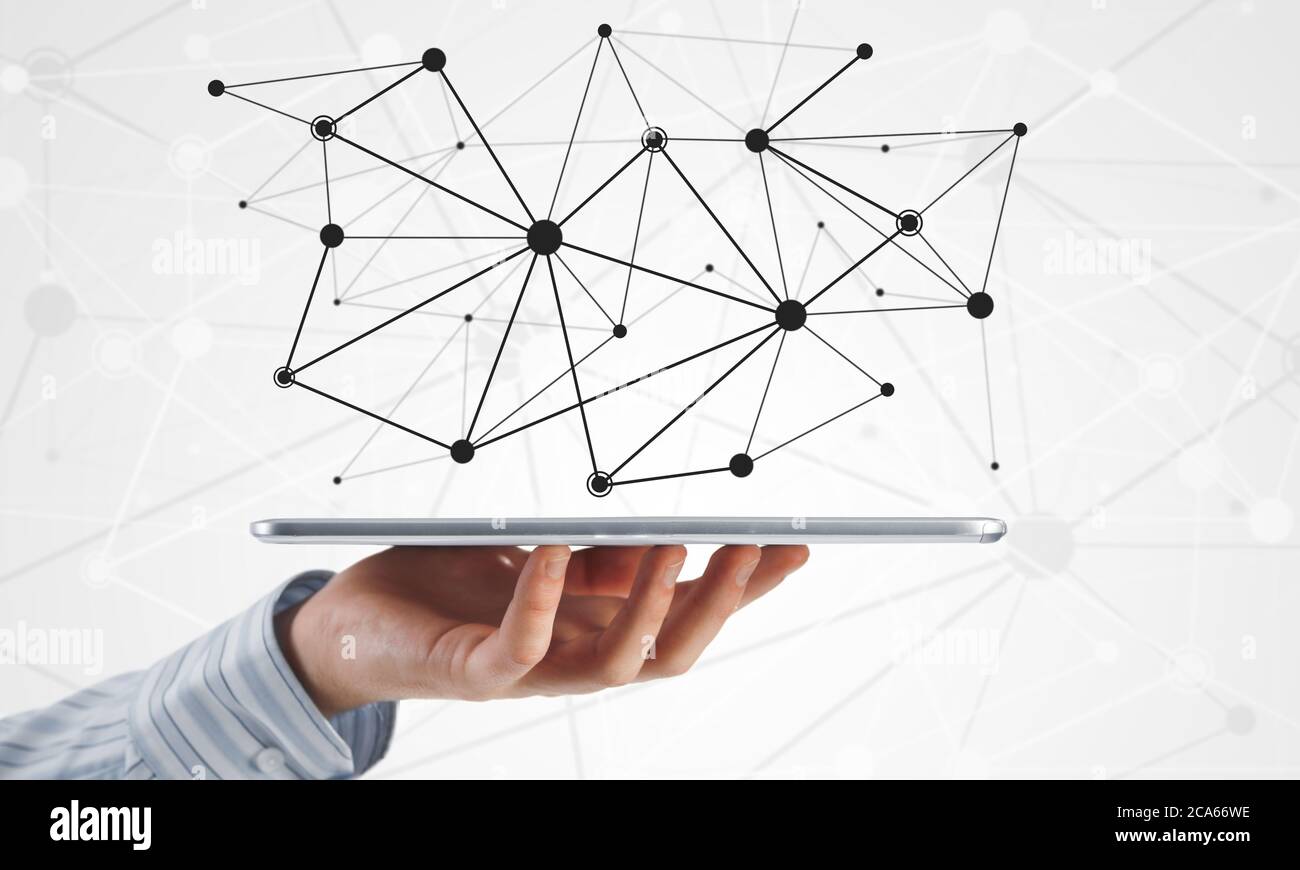 Wireless connection concept Stock Photo - Alamy