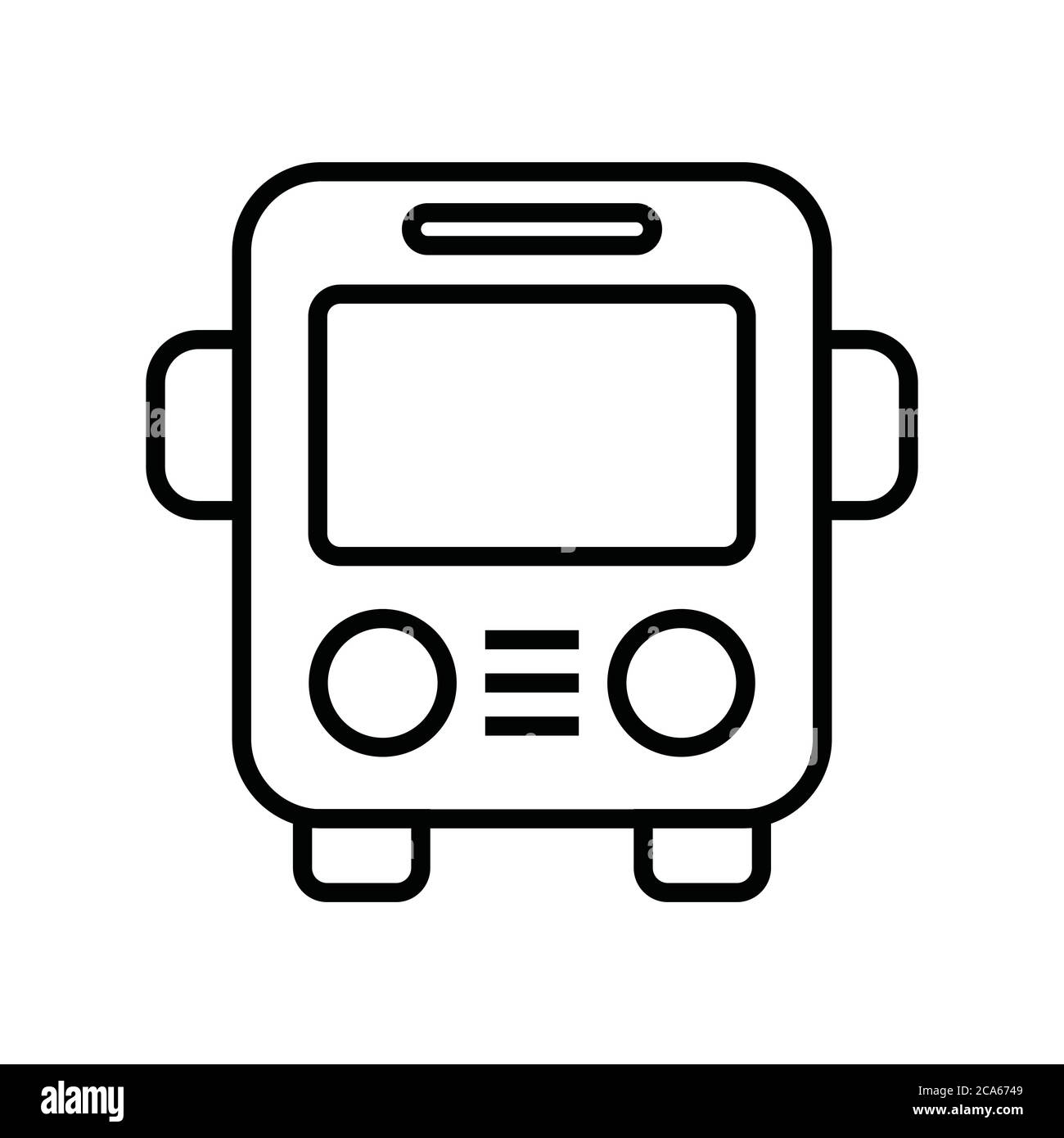 bus icon vector Stock Vector Image & Art - Alamy