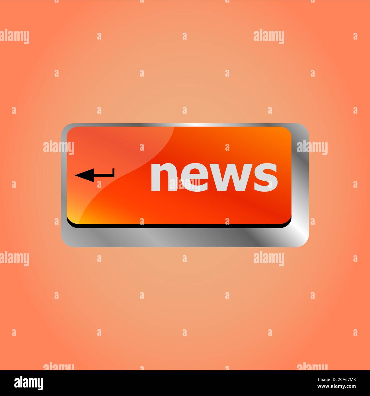 News text on a button computer keyboard keys Stock Photo - Alamy