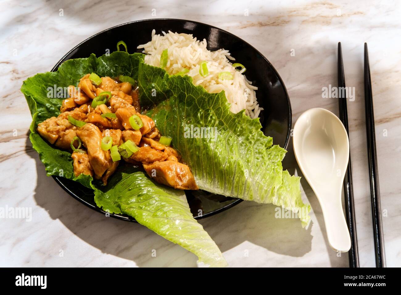 Chinese lettuce wrap hi-res stock photography and images - Alamy