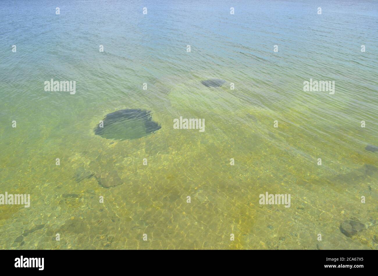 Late Spring in Yellowstone National Park: Lakeshore Geyser on the Edge ...