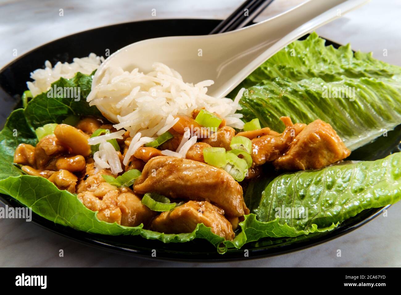 Chinese lettuce wrap hi-res stock photography and images - Alamy