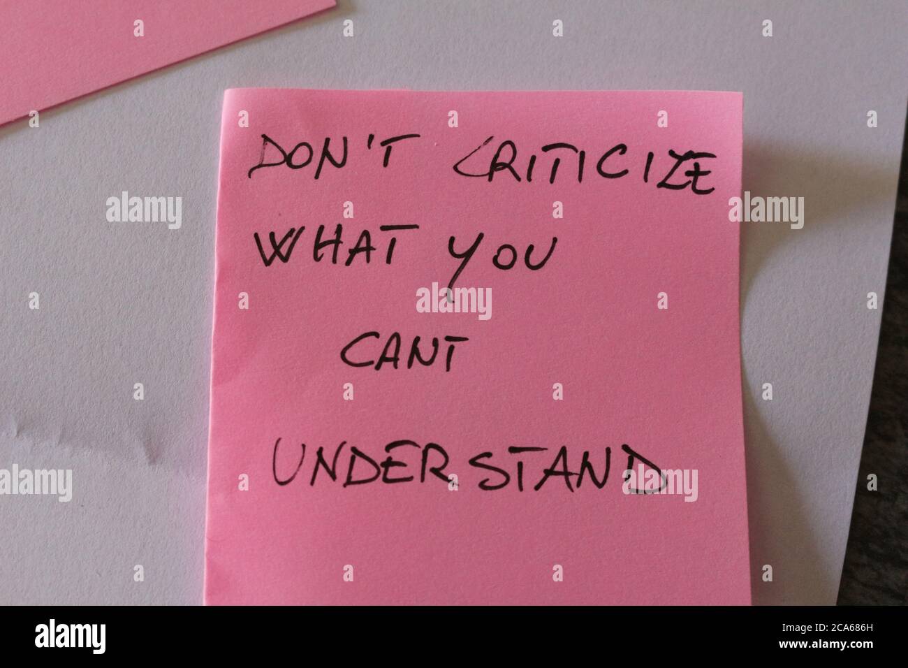 Post-it with motivational phrases Stock Photo - Alamy
