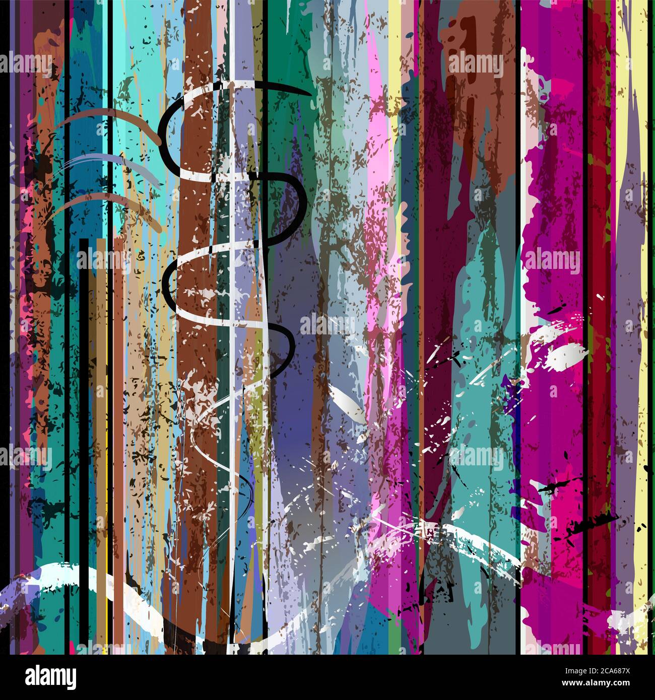 abstract background, with stripes, paint strokes and splashes Stock ...