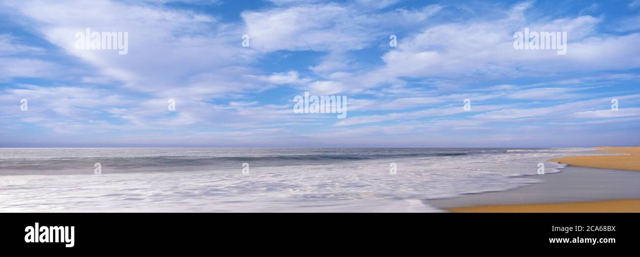 View of sea and clouds, Sea of Cortez, El Cardonal, Baja California Sur ...
