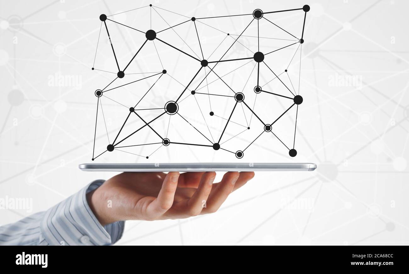 Wireless connection concept Stock Photo - Alamy