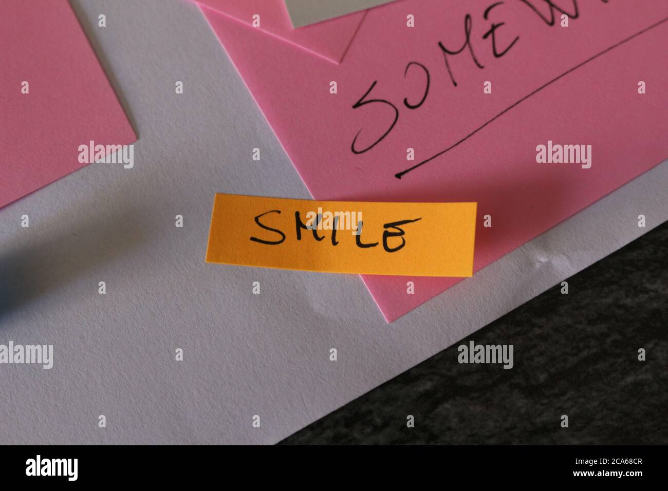 Post-it with motivational phrases Stock Photo - Alamy