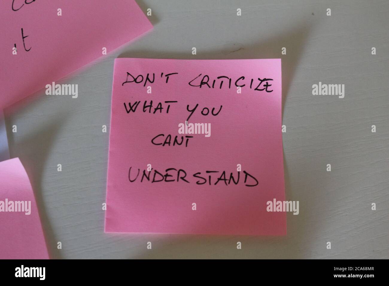 Post-it with motivational phrases Stock Photo - Alamy