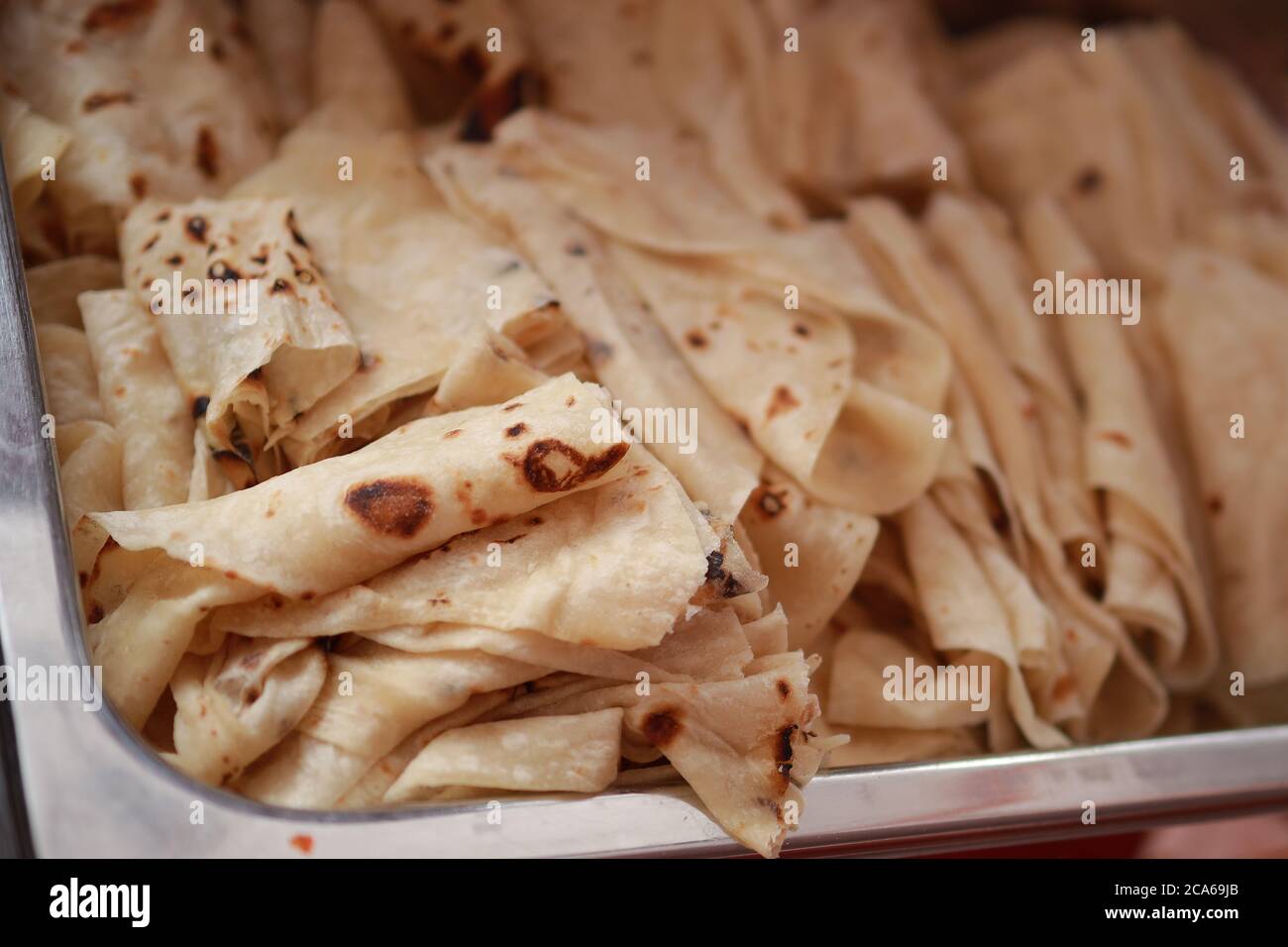 Roti or Chapati a popular traditional indian breakfast food Stock Photo ...