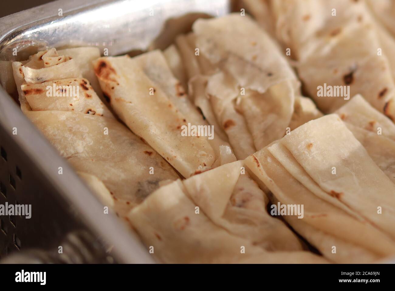 Roti or Chapati a popular traditional indian breakfast food Stock Photo ...