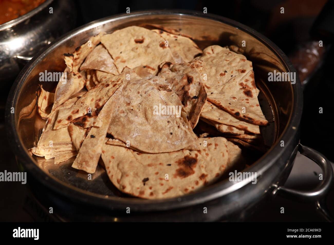 Roti or Chapati a popular traditional indian breakfast food Stock Photo ...