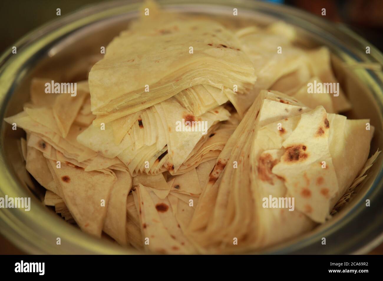 Roti or Chapati a popular traditional indian breakfast food Stock Photo ...