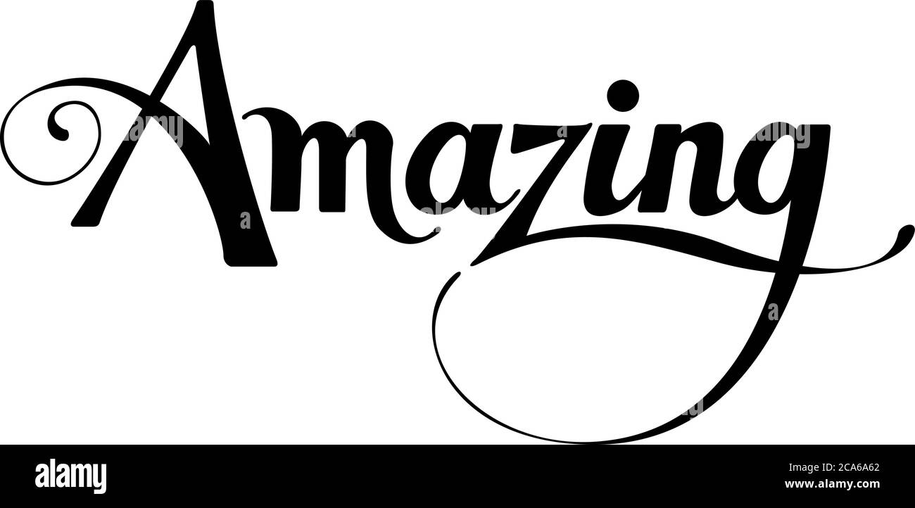 Custom calligraphy text Stock Vector Image & Art - Alamy