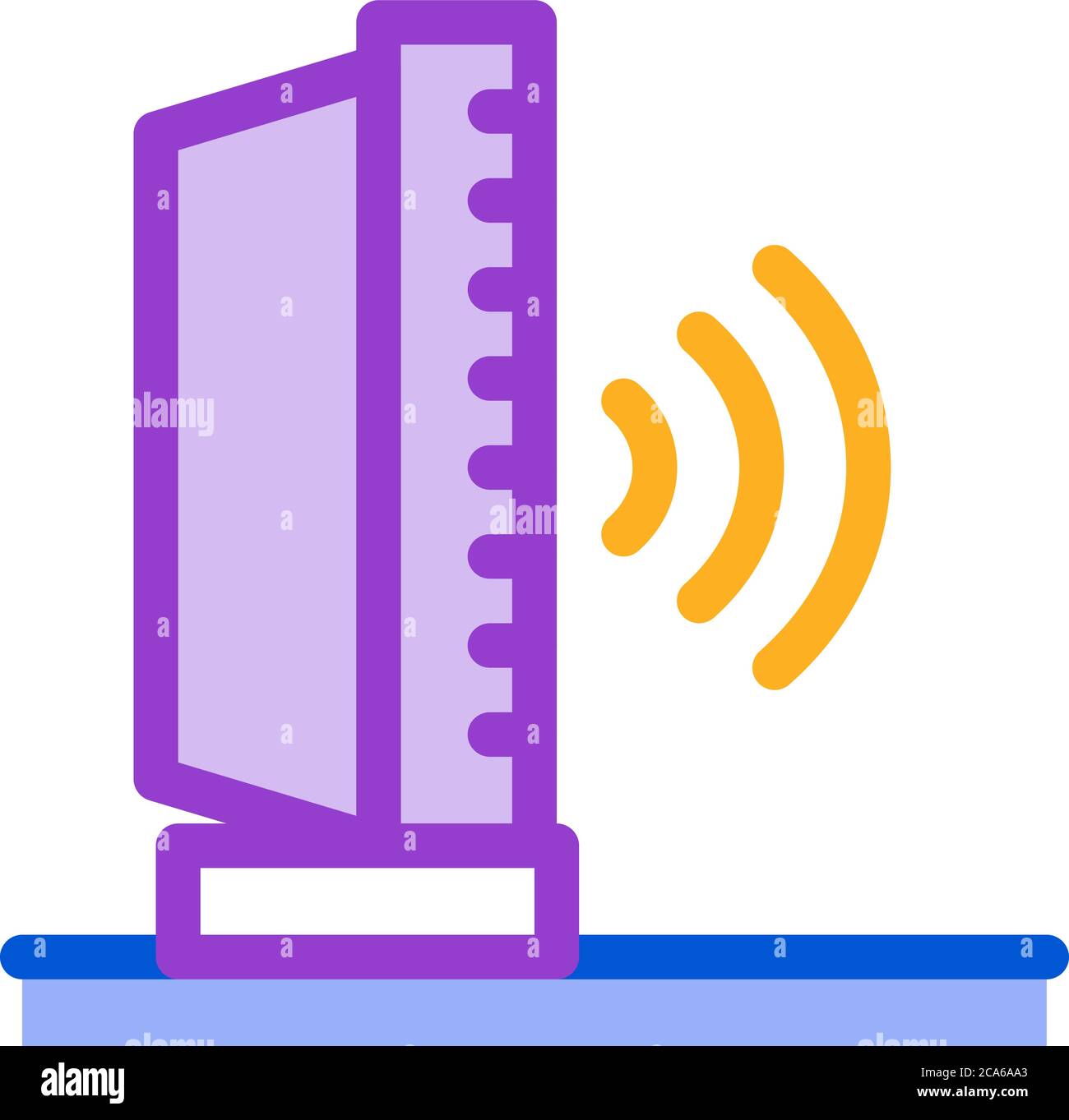 radio sound icon vector outline illustration Stock Vector Image & Art ...