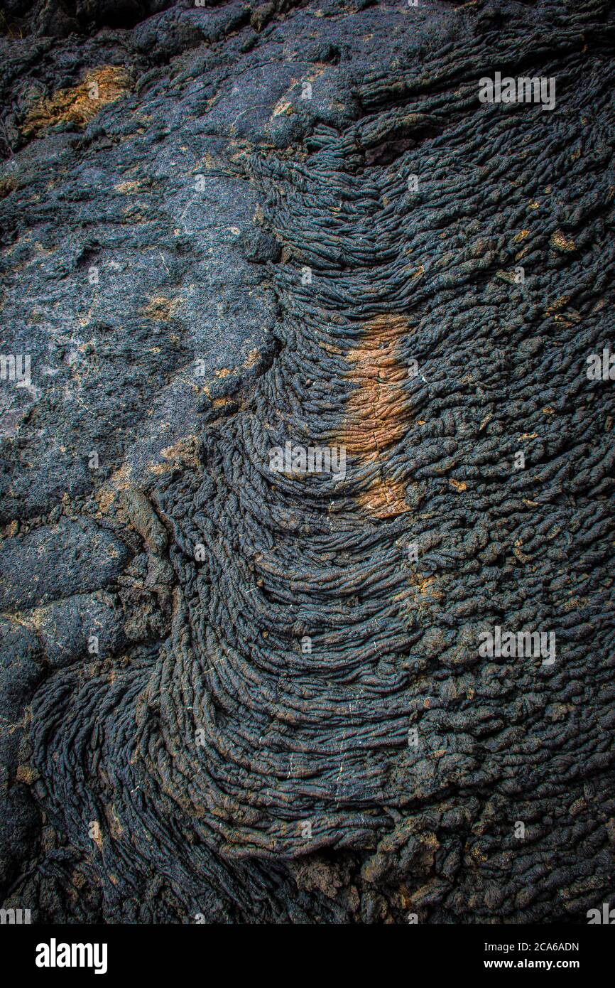 Cooled off lava on the Galapagos Islands Stock Photo - Alamy