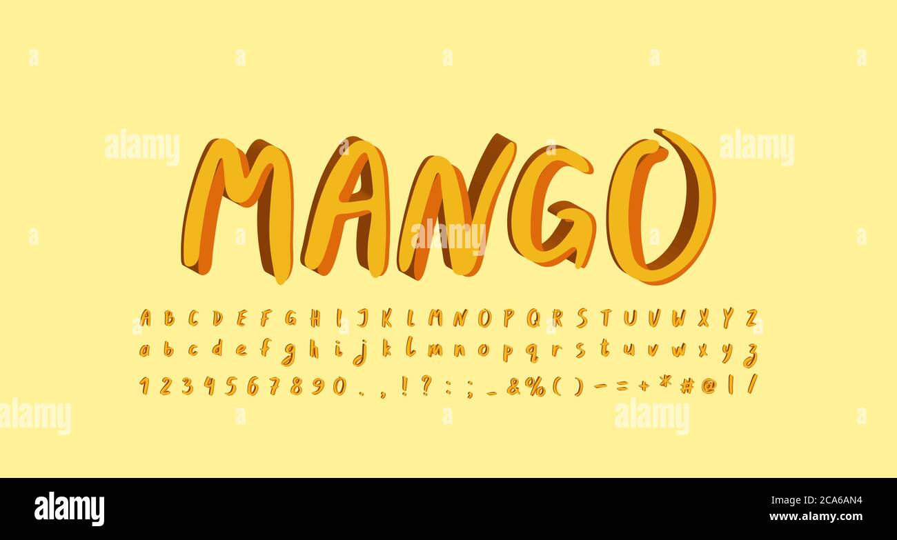 Modern alphabet paintbrush font. Uppercase and lowercase letters ...