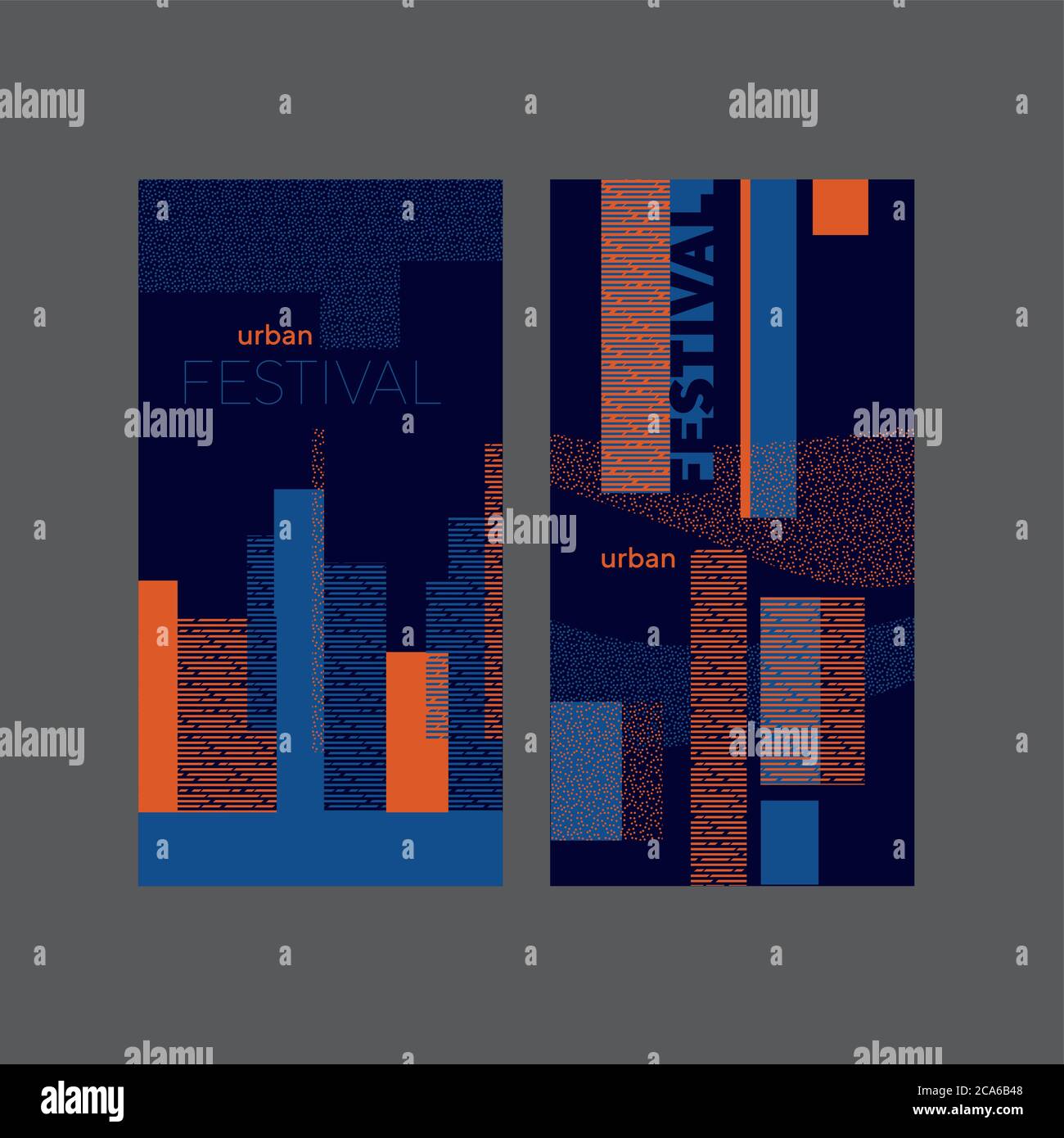 Modern concept pattern of city light posters. Abstract geometric big ...