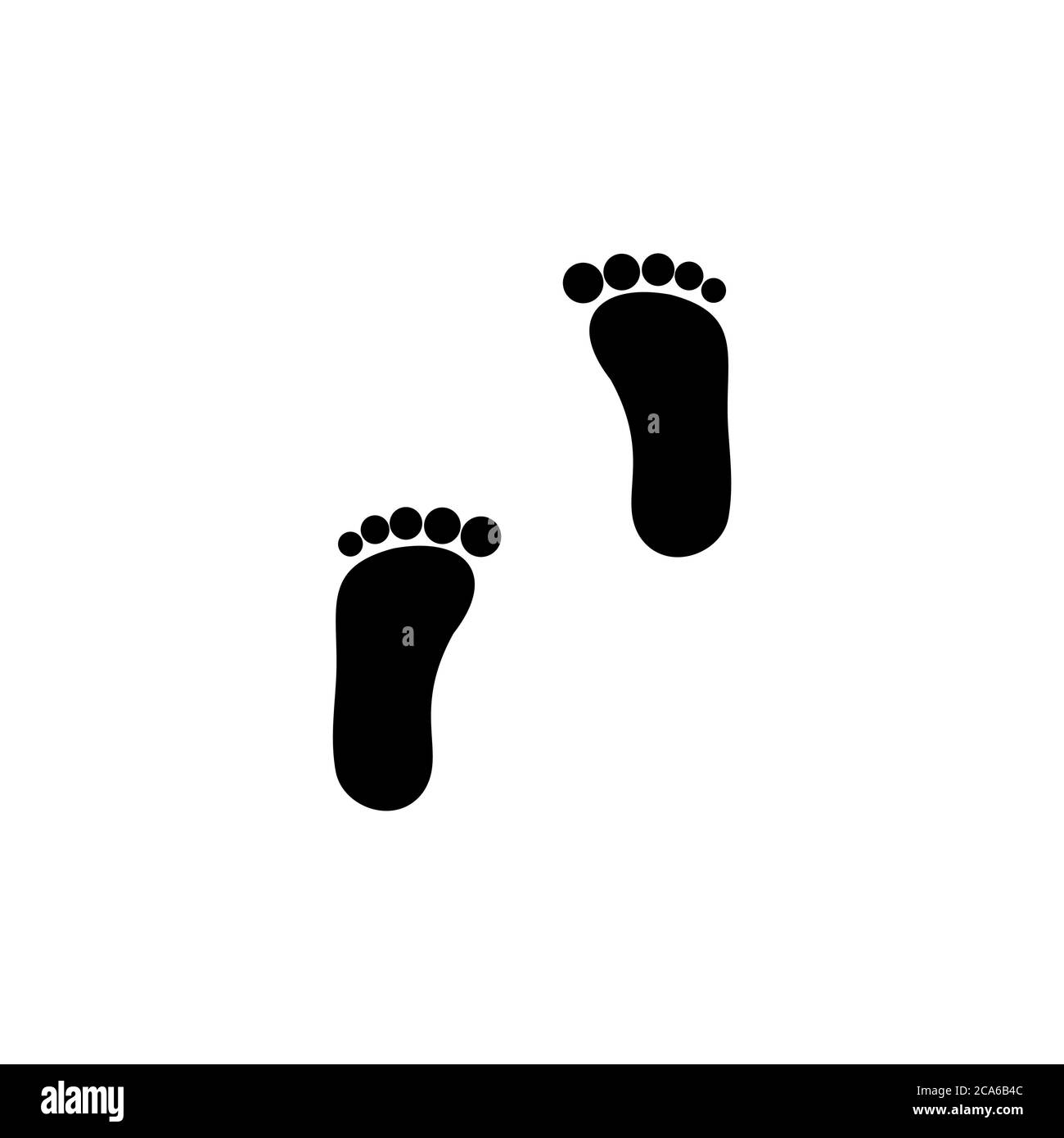 foot vector logo icon design template illustration Stock Vector Image ...