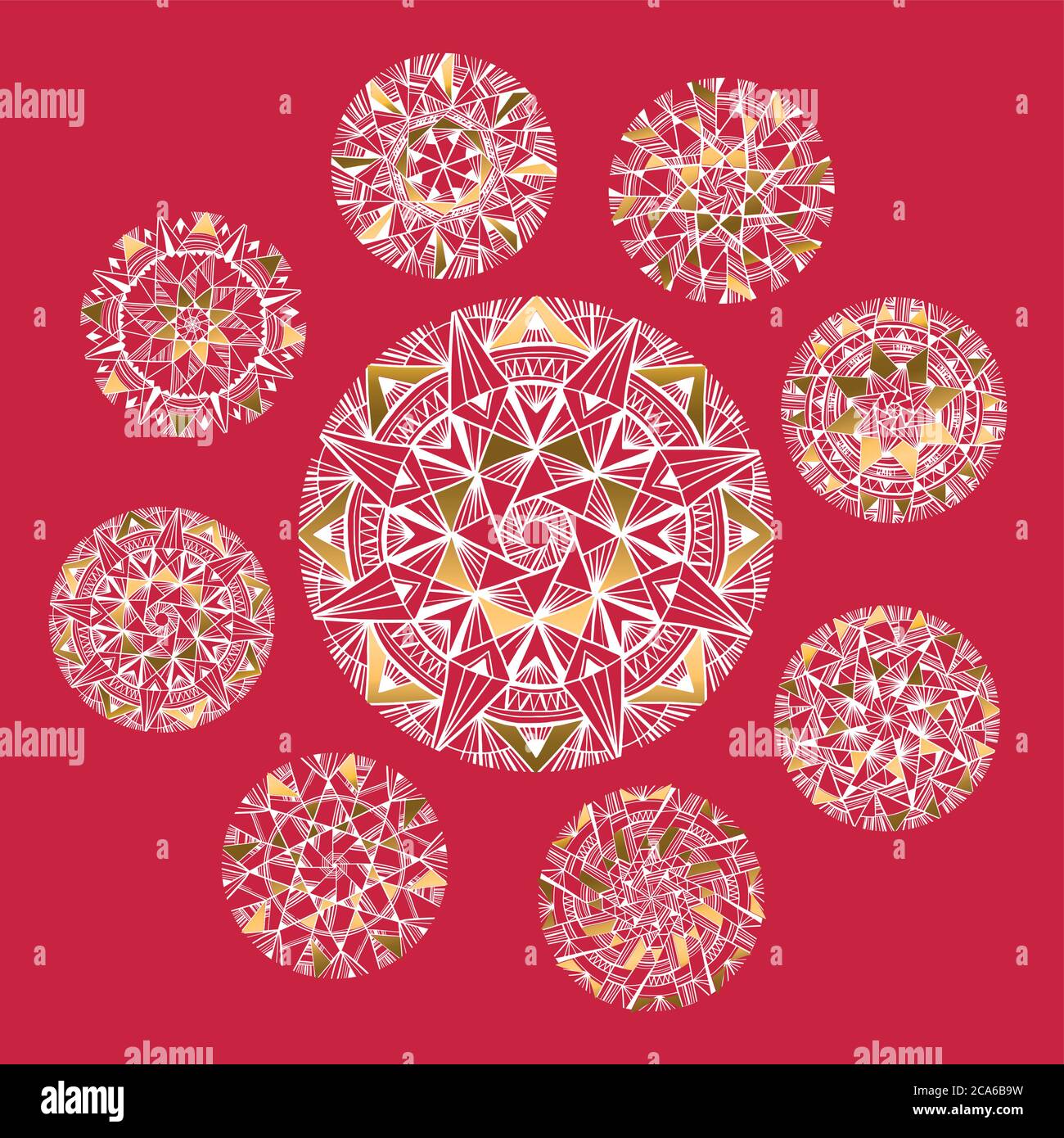 Big snow flakes Stock Vector Images - Alamy