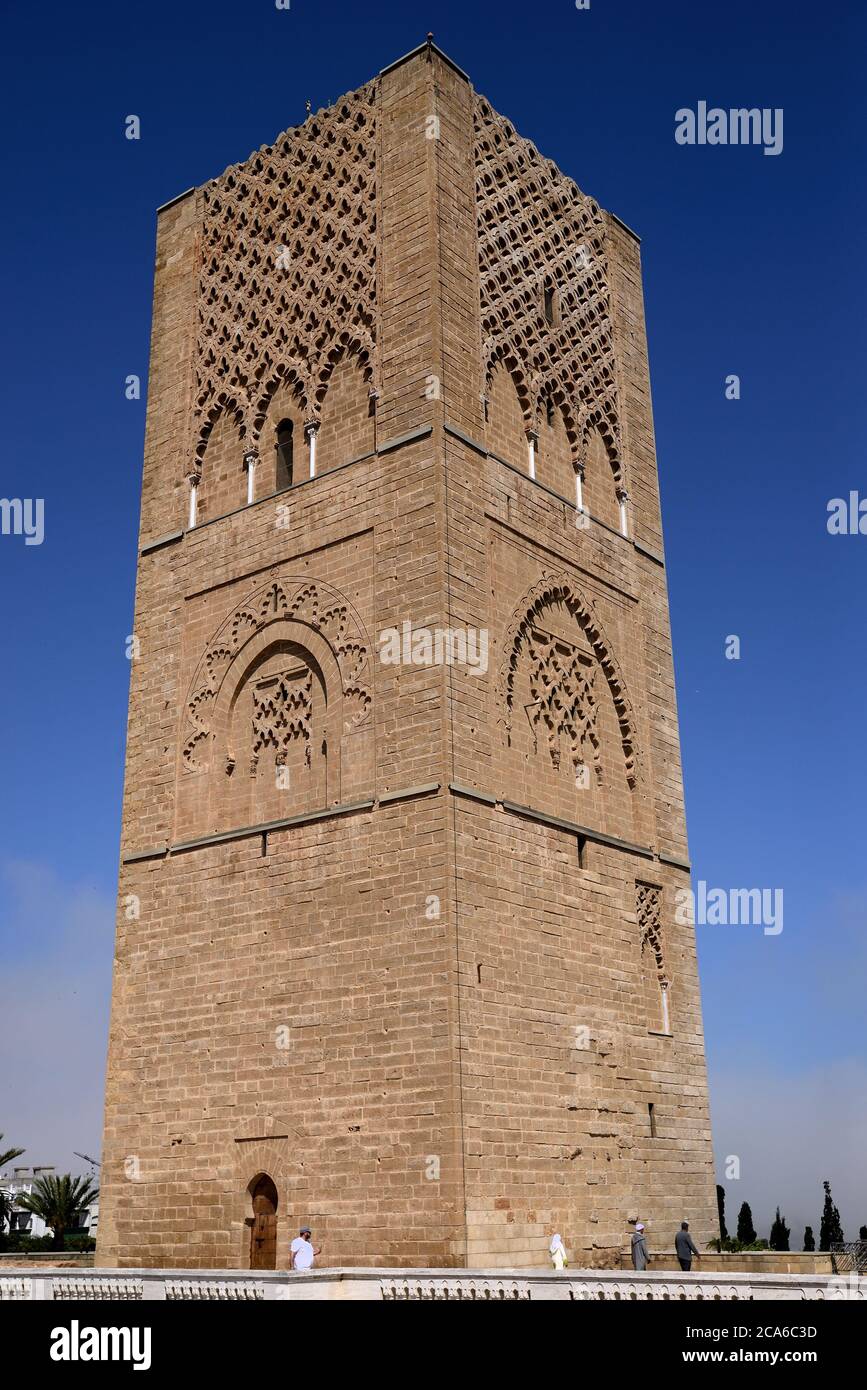 MINARETS IN MOROCCO. ISLAMIC ART AND BUILDING Stock Photo - Alamy