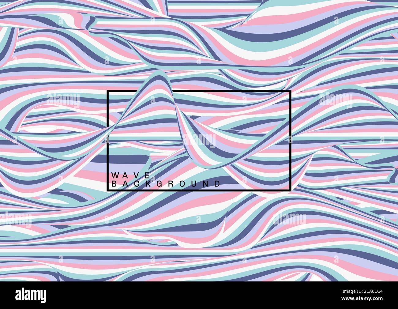 Abstract pastel color waves lines pattern fluid background and texture ...