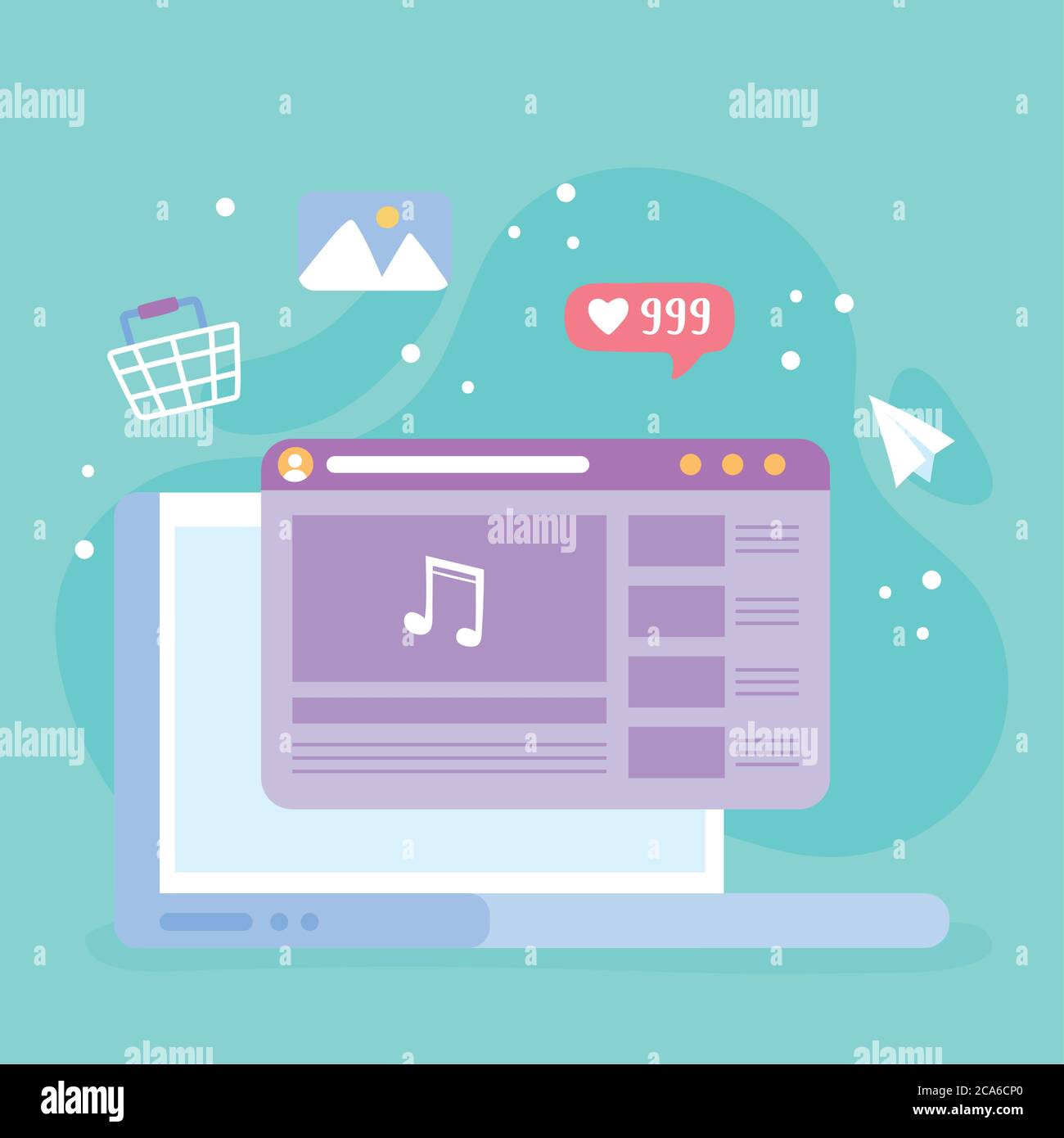 website internet music social network communication system and ...