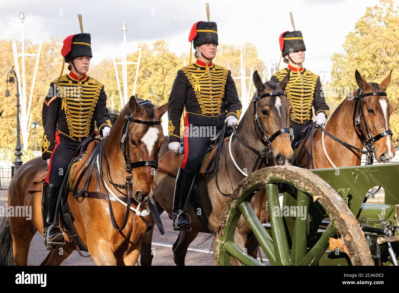King's Troop, Royal Horse Artillery, London Stock Photo - Alamy