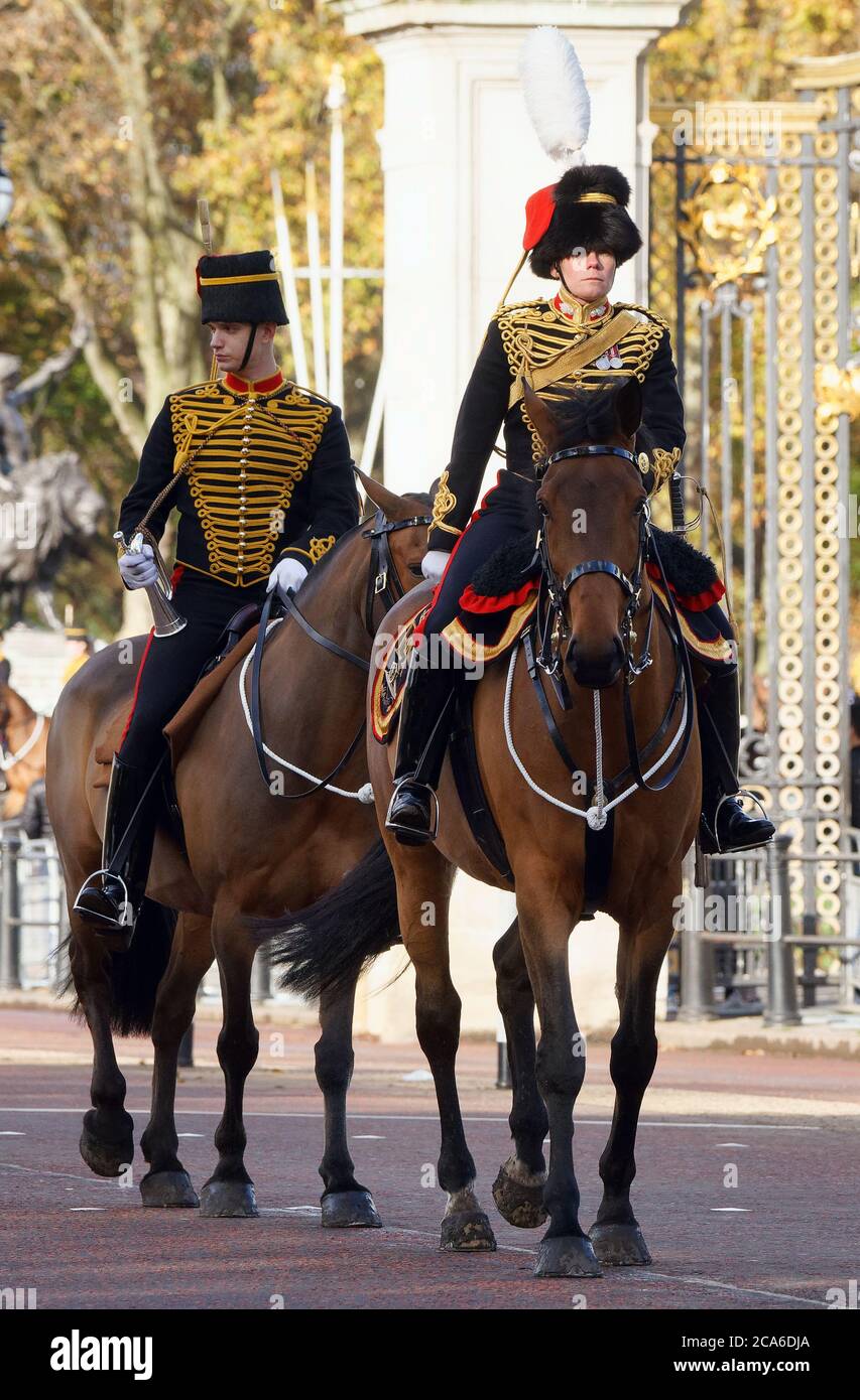 King's Troop, Royal Horse Artillery, London Stock Photo - Alamy
