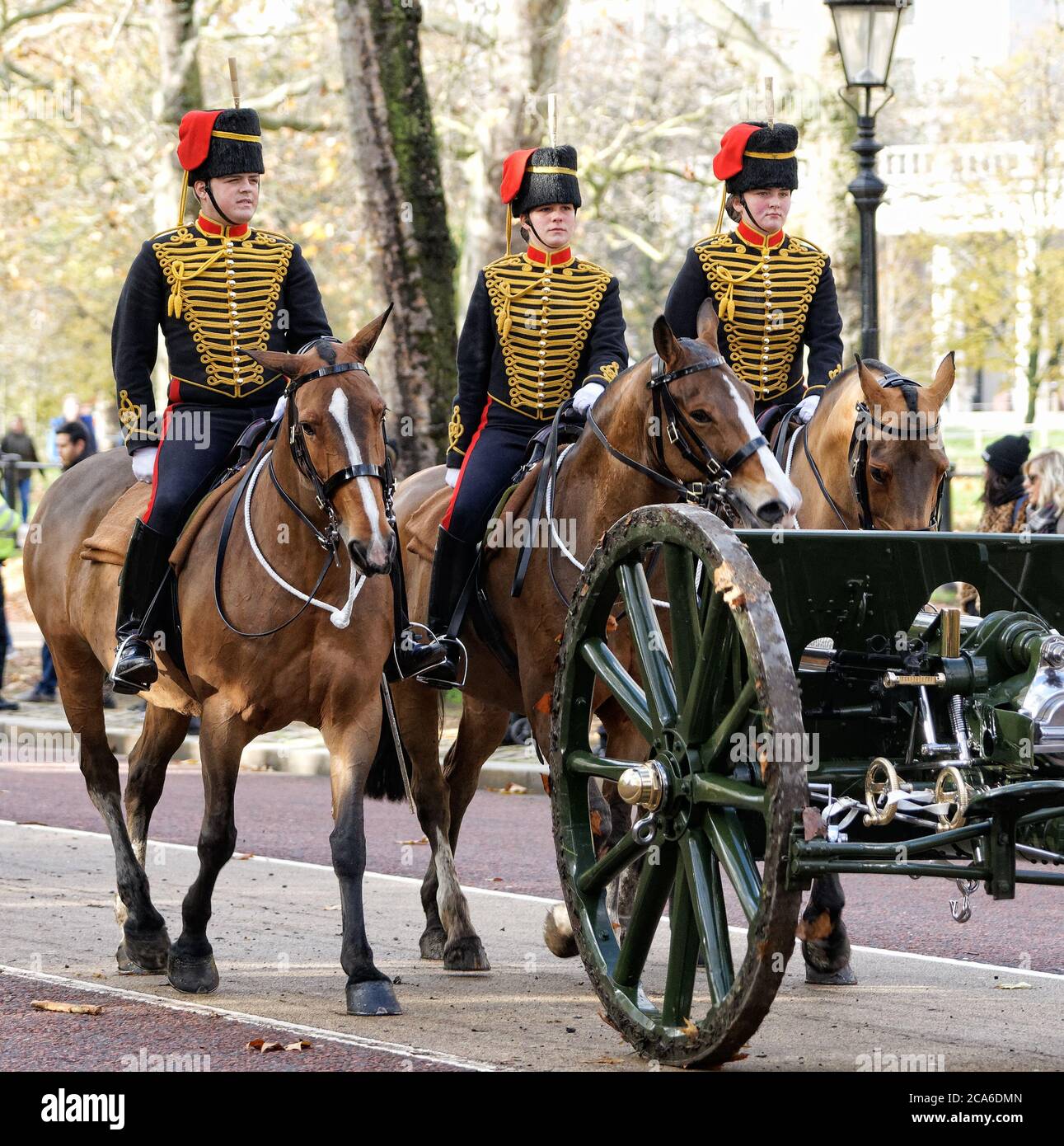 King's Troop, Royal Horse Artillery, London Stock Photo - Alamy
