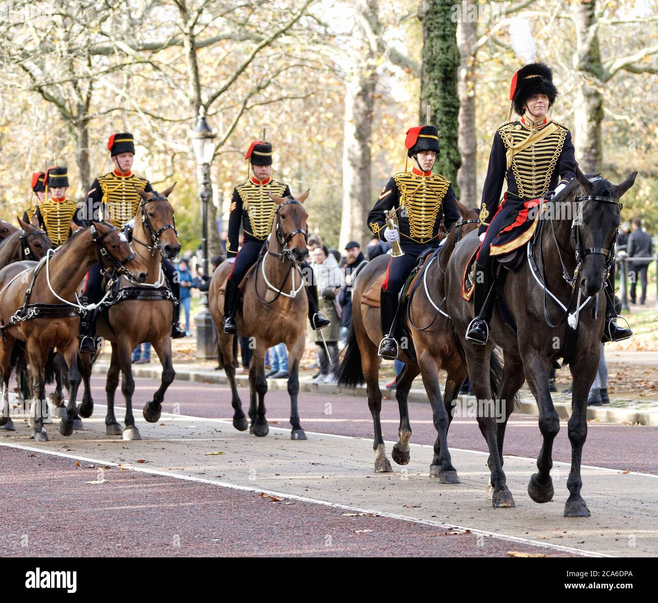 King's Troop, Royal Horse Artillery, London Stock Photo - Alamy