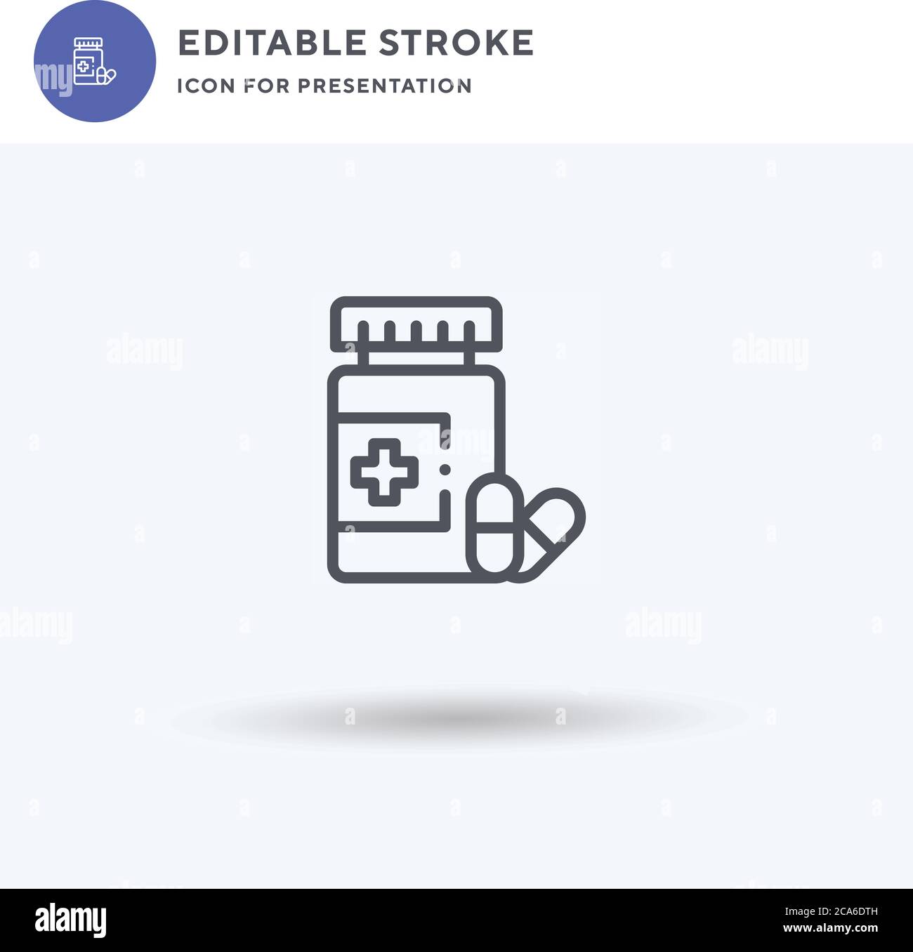 Antibiotic icon vector, filled flat sign, solid pictogram isolated on ...